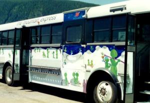 Painted Bus Gallery | The Mountain Express