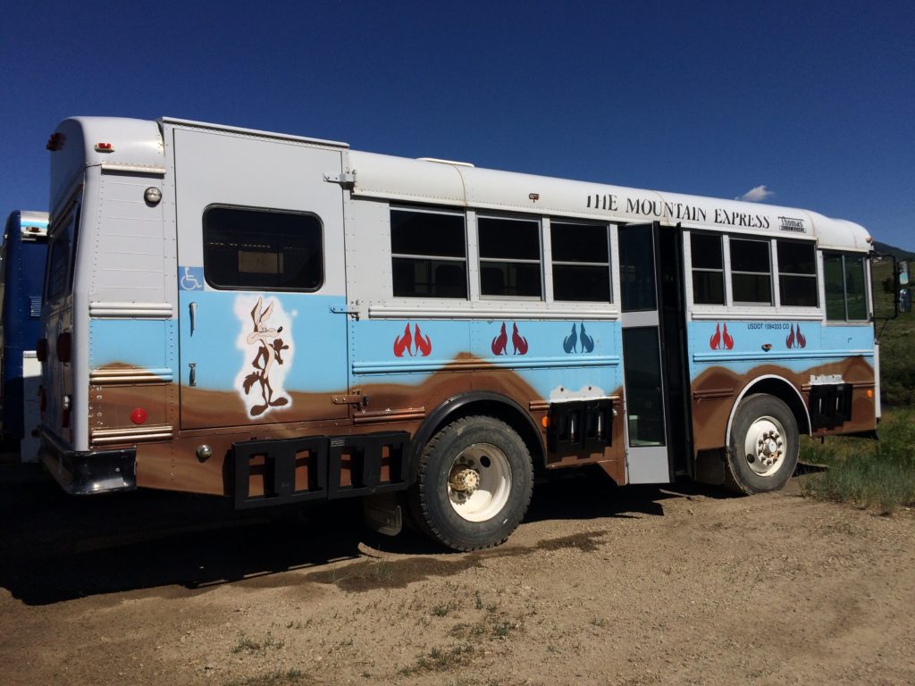 Painted Bus Gallery | The Mountain Express