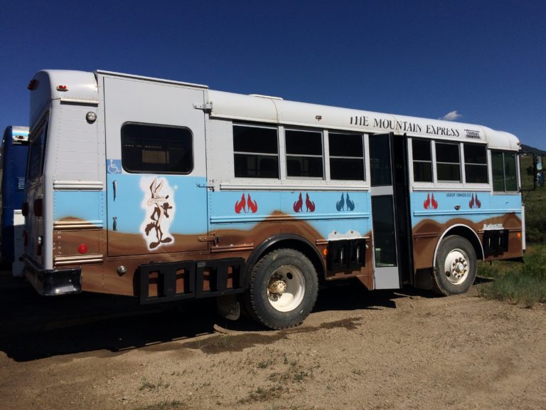 Painted Bus Gallery | The Mountain Express