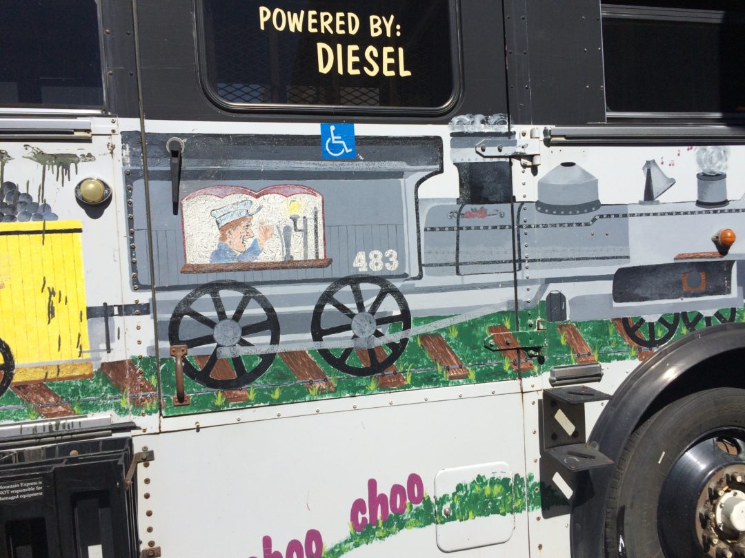 Painted Bus Gallery | The Mountain Express