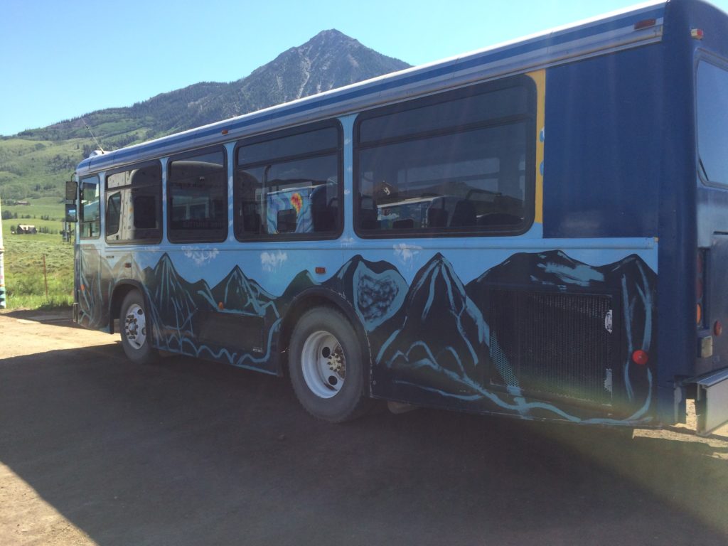 Painted Bus Gallery | The Mountain Express
